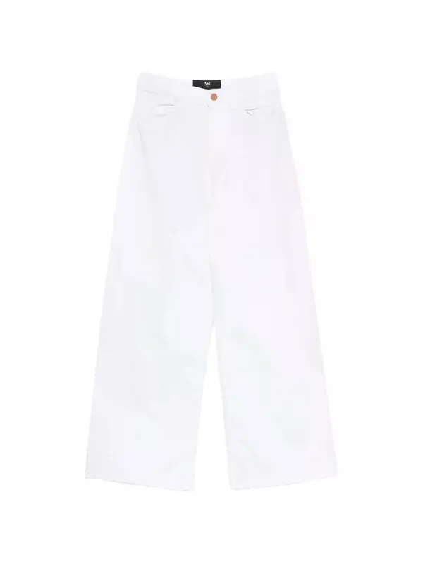 3x1 Hellen Wide Leg Jeans - White
