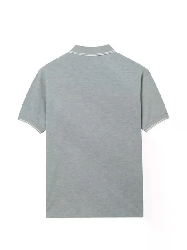 CHOCOOLATE Appliqué-trim Polo Shirt - Grey