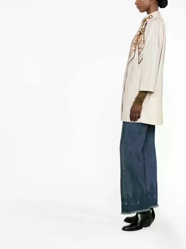 Herno Parka Coat With Scarf Detail