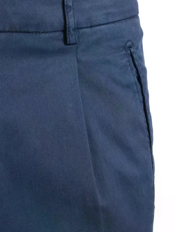 BERWICH Pleated Trousers - Blue