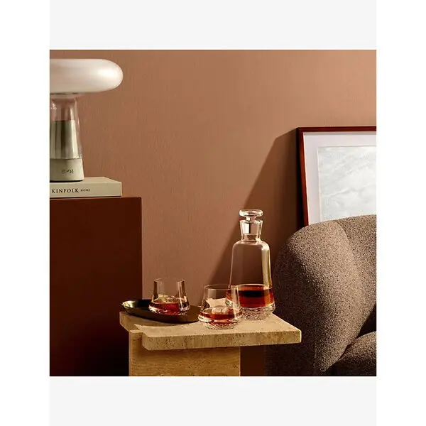 NUDE Paris Crystal Glass Whiskey Bottle