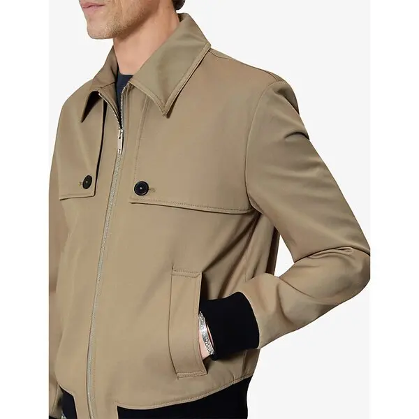 The Kooples Zip-up Cotton Jacket
