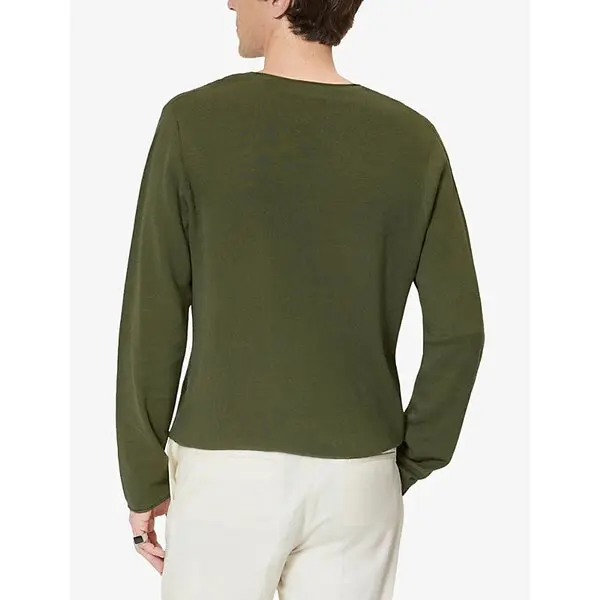 The Kooples Cotton-knit Sweatshirt With Brand Embroidery