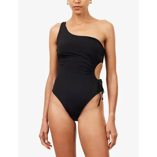 Max Mara Canarie Asymmetric Swimsuit