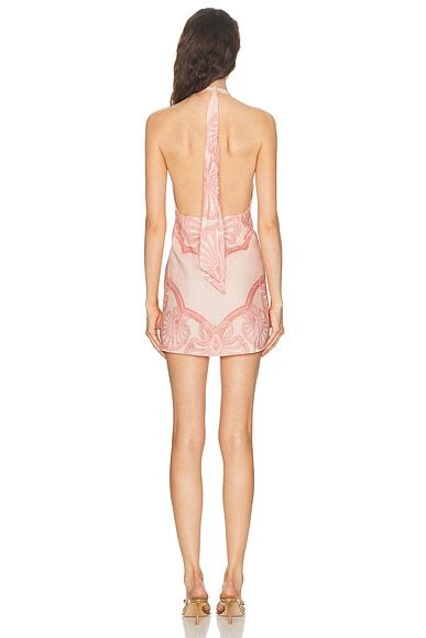 SHANI SHEMER Mini Dress - Pink Shell Print