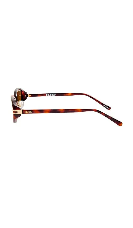 Attico Oval Sunglasses - Brown