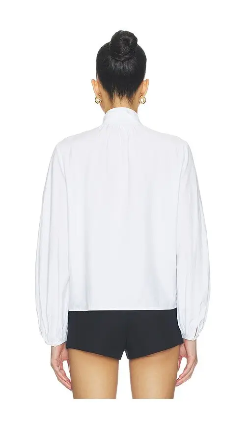 L'AGENCE Deon Tie Neck Blouse
