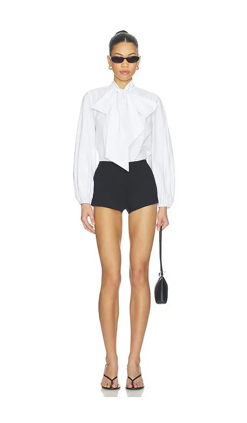 L'AGENCE Deon Tie Neck Blouse