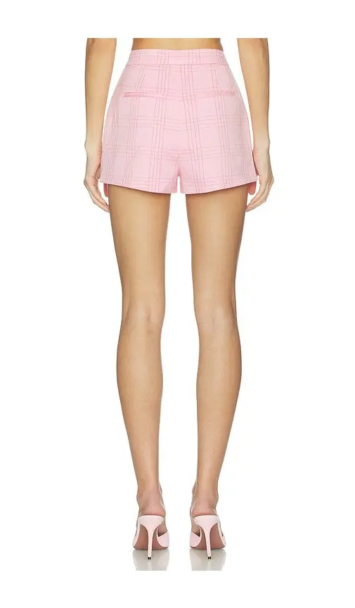 Generation Love Tayla Windowpane Suiting Micro Shorts