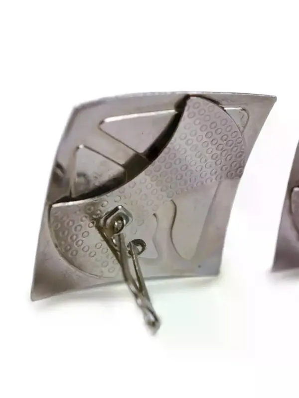 Thierry Mugler Square Clip-on Earrings