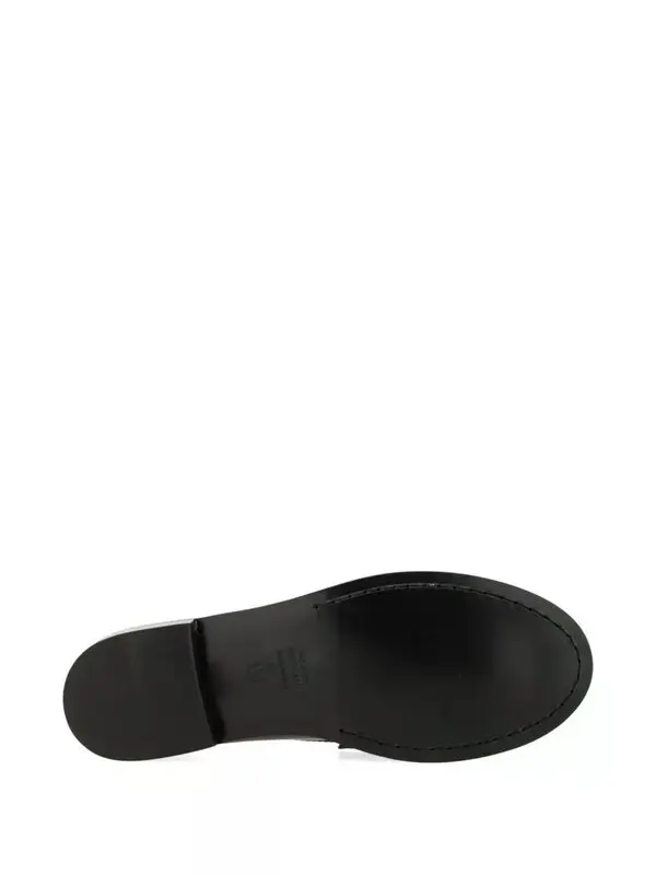 STUART WEITZMAN Lottie Two-tone Loafers - Black