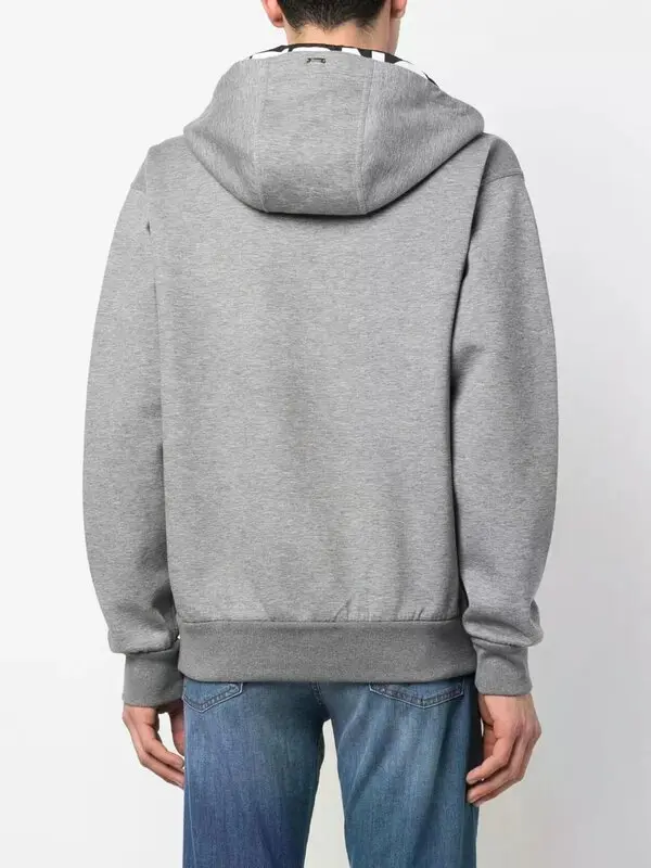 Herno Layered-effect Cotton-blend Hoodie