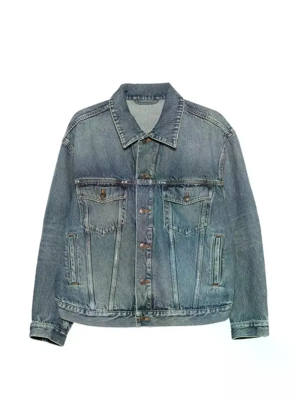 Balenciaga Asymmetrical Denim Jacket