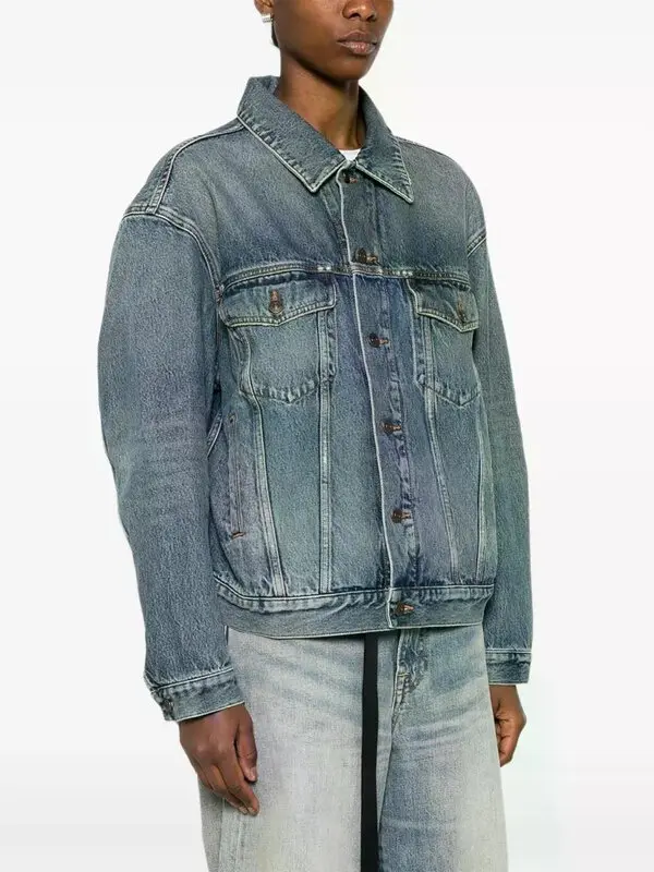 Balenciaga Asymmetrical Denim Jacket