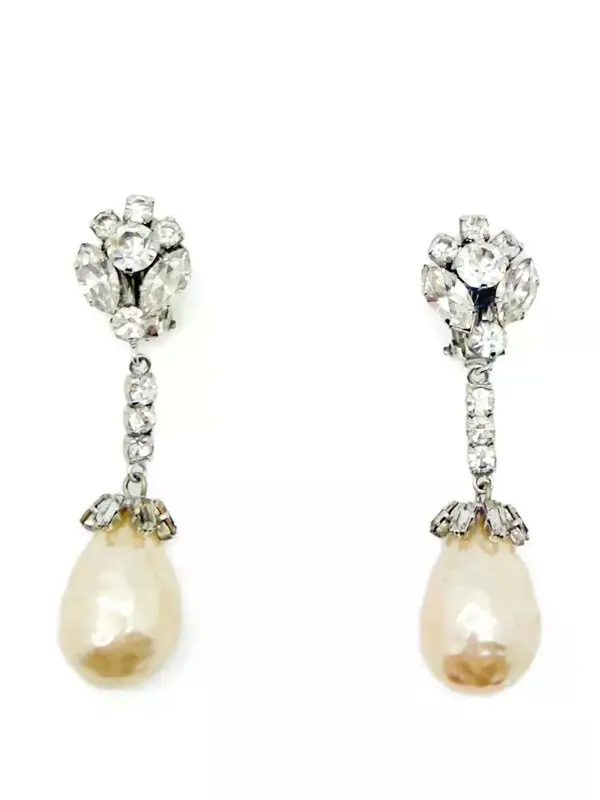 JENNIFER GIBSON JEWELLERY Otto Muller Drop Earrings - Silver