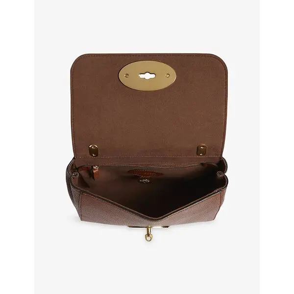Mulberry Lily Small Grained-leather Shoulder Bag - Oak
