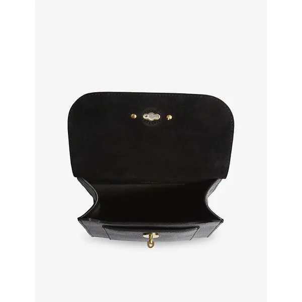 Mulberry Antony Small Grained-leather Messenger Bag - Black