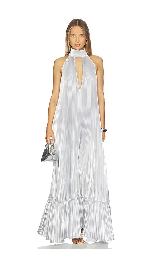 L'IDEE Libertie Gown - Light Grey