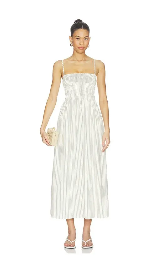 PISTOLA Bianca Shirred Bodice Dress