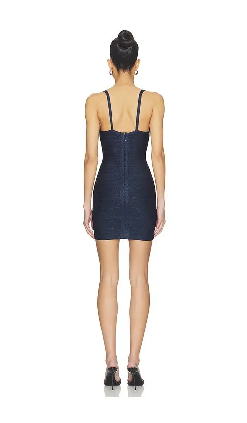 Herve Leger The Lurex Romy Mini Dress