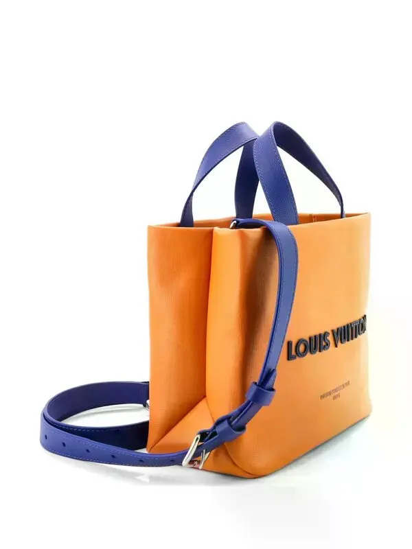 LOUIS VUITTON Shopping Leather Mini Tote Bag