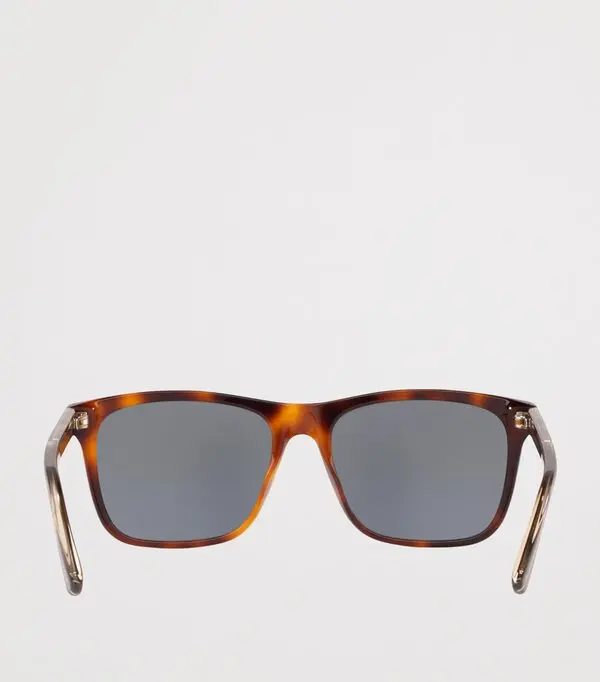 Gucci Acetate Rectangle Sunglasses - Brown