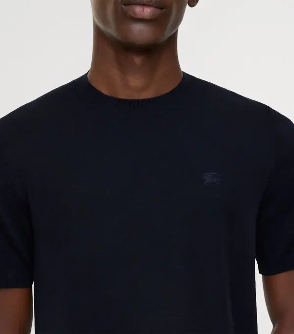 Burberry Cashmere T-shirt - Navy