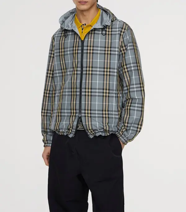 Burberry Reversible Checked Hooded Jacket