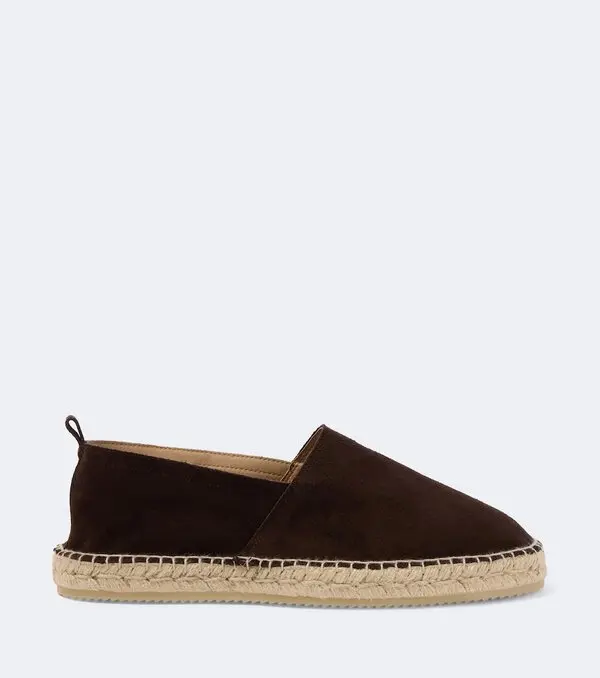 Frescobol Carioca Helio Suede Espadrilles - Brown