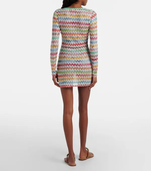 Missoni Zigzag Lamé Minidress