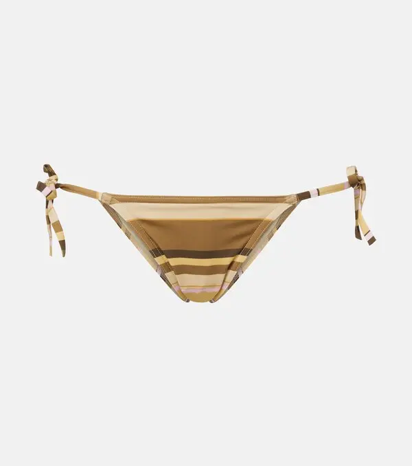 Isabel Marant Étoile Flaviana Printed Bikini Bottoms - Brown