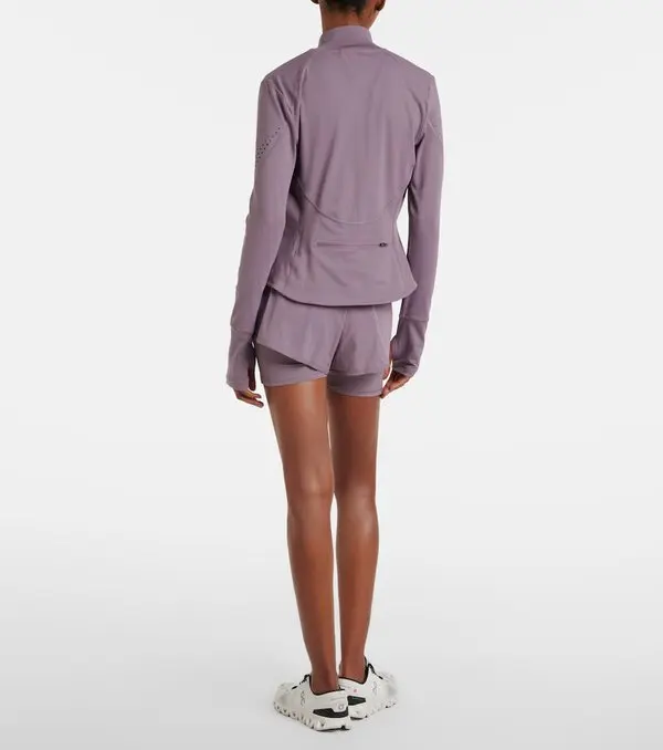 Adidas By Stella McCartney Logo Running Shorts - Purple