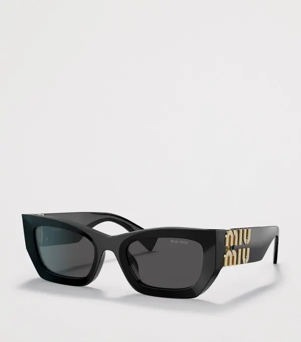 Miu Miu Acetate Rectangle Sunglasses