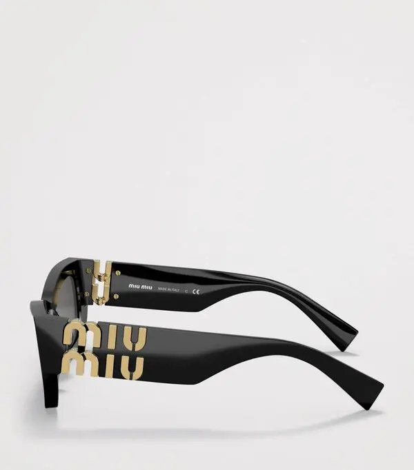 Miu Miu Acetate Rectangle Sunglasses