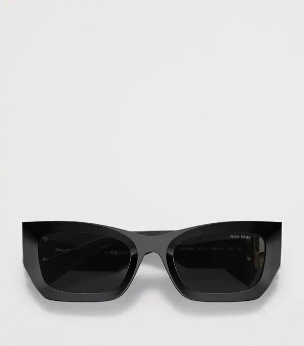 Miu Miu Acetate Rectangle Sunglasses