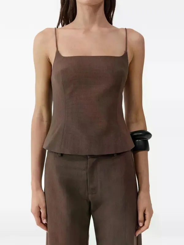ST. AGNI Silk Cami Top