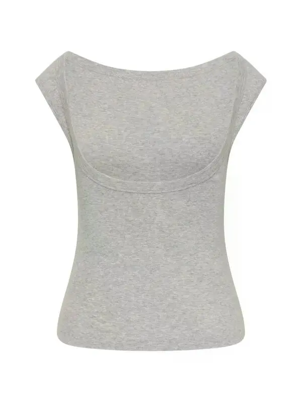 ST. AGNI Ballerina Top - Grey
