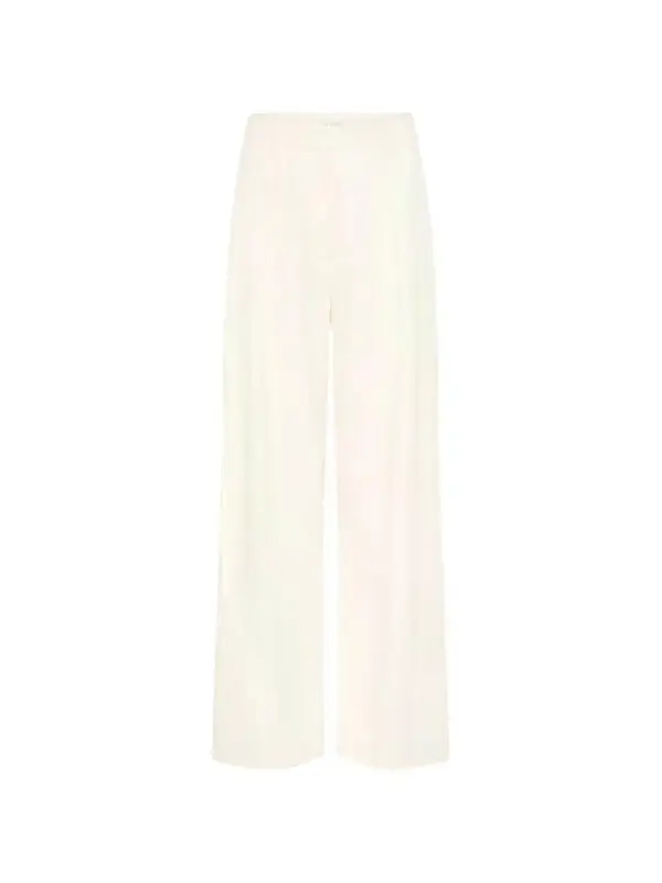 ST. AGNI Pleat Loop Wide Leg Trousers