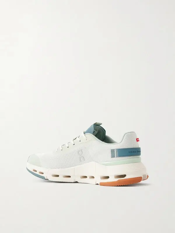 On Cloudnova Form 2 Mesh And Rubber-trimmed Lace-up Sneakers - Blue
