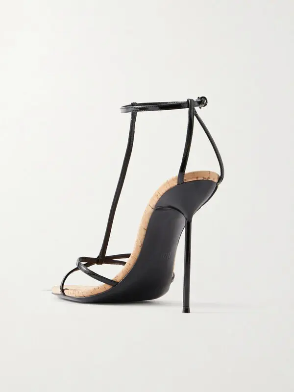 Paris Texas Lidia Patent-leather Stiletto Sandals