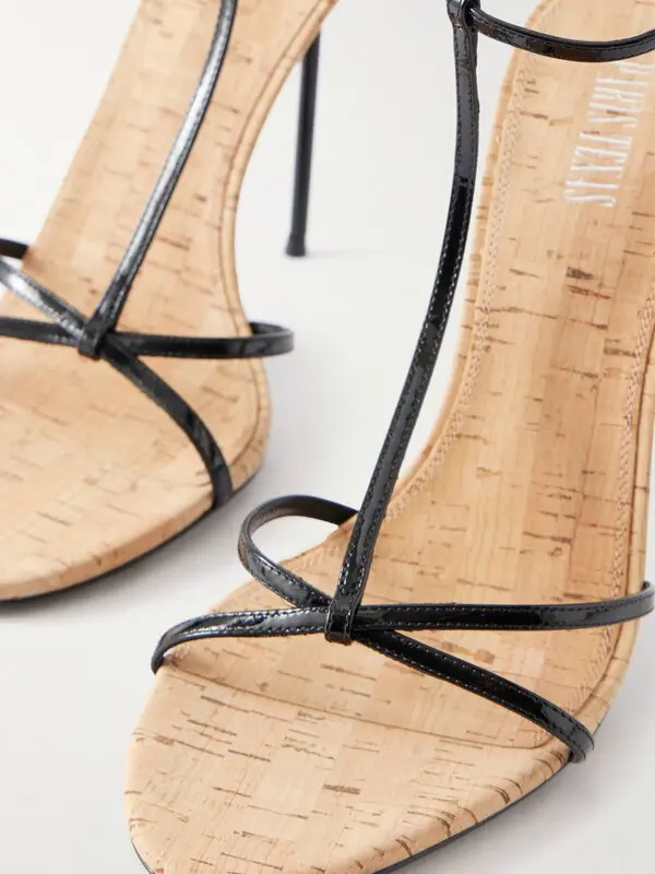 Paris Texas Lidia Patent-leather Stiletto Sandals
