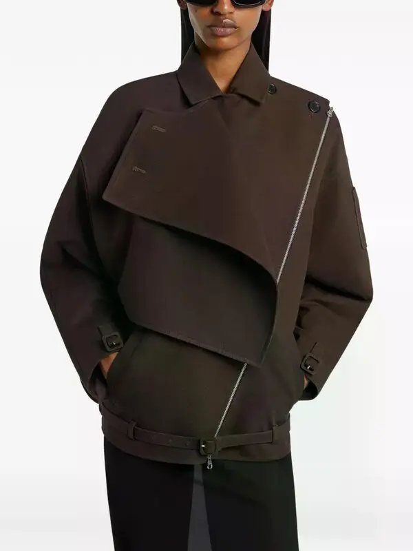 COURREGES Asymmetrical Trench Coat