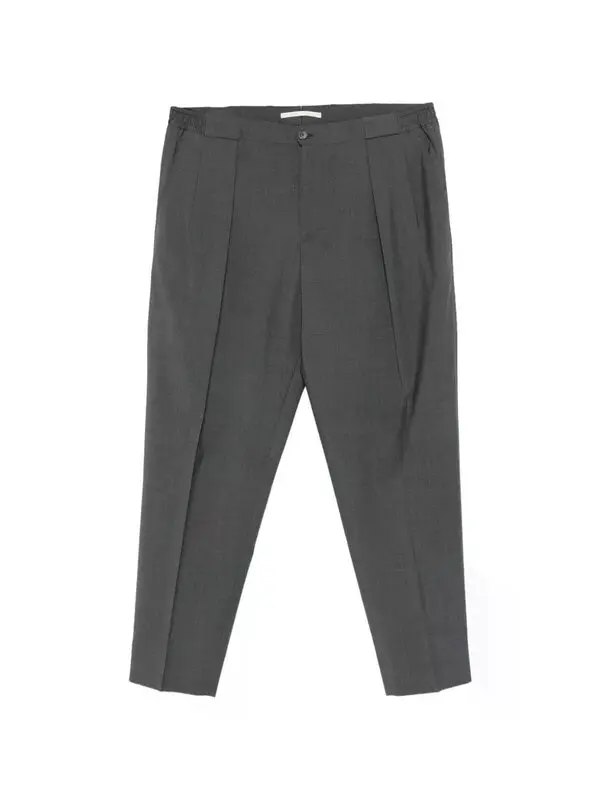 BRIGLIA 1949 Portobellos Pleated Trousers - Grey