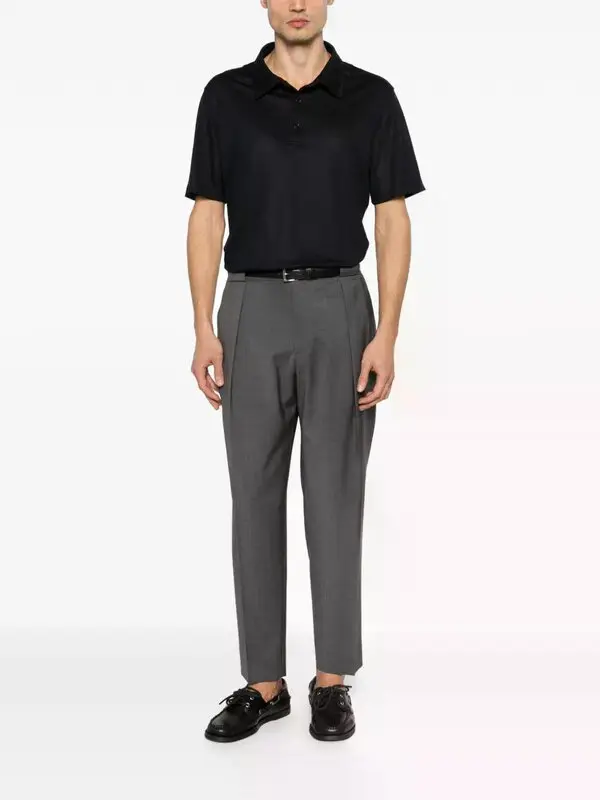BRIGLIA 1949 Portobellos Pleated Trousers - Grey
