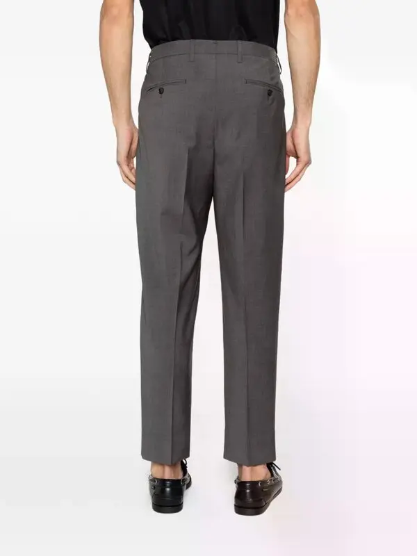 BRIGLIA 1949 Portobellos Pleated Trousers - Grey