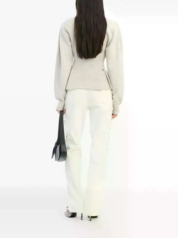 ROTATE BY BIRGER CHRISTENSEN V-neck Button-front Cardigan