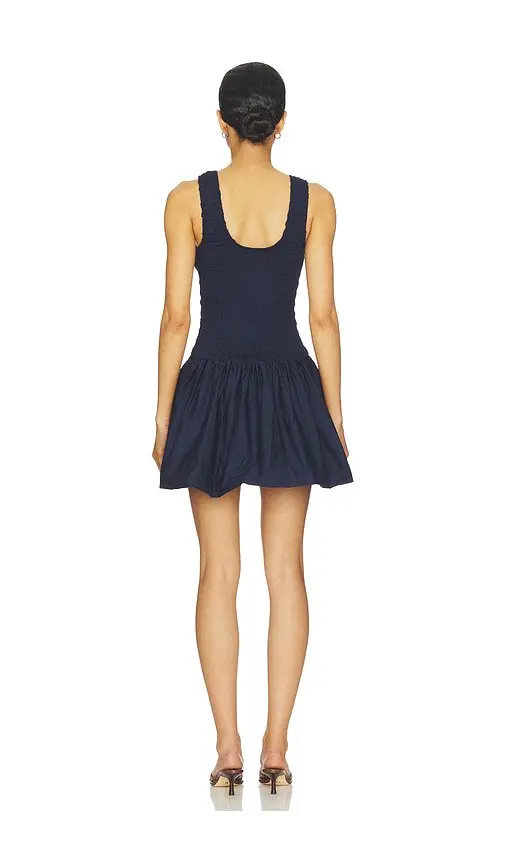 PISTOLA Ilona Bubble Hem Dress - Navy