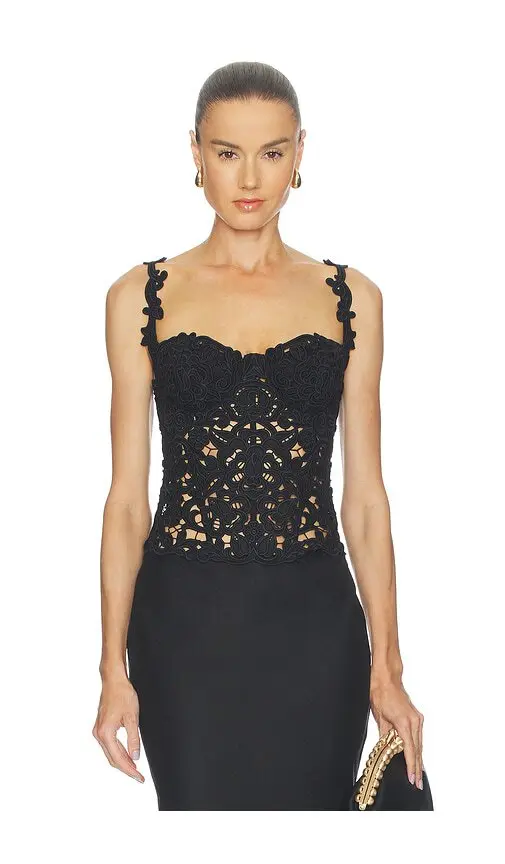 Cult Gaia Zaire Top - Black