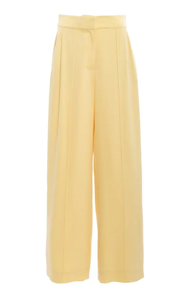 Simkhai Kyra Wide-leg Trousers - Yellow