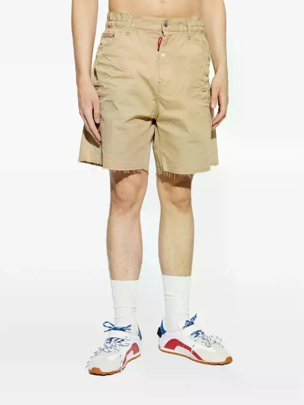 Dsquared2 Distressed Cotton Shorts